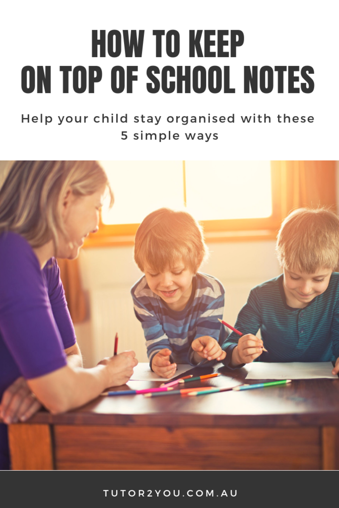 How to Keep On Top Of School Notes - Tutor2You